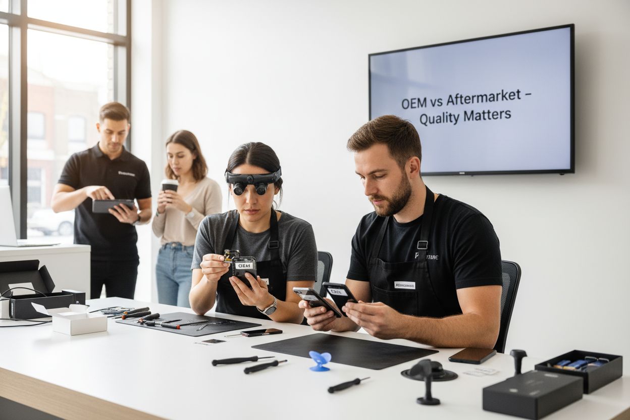 Understanding OEM vs Aftermarket Parts for Smartphones – buy2fix