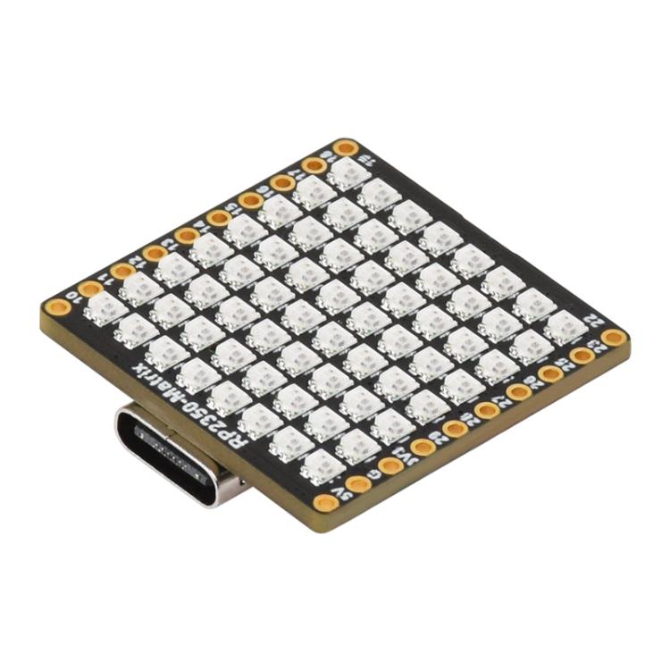 WAVESHARE RP2350 Matrix Microcontroller Development Board Compatible ...