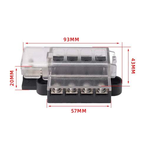 4 Way Fuse Block with Fuses and Terminals – buy2fix