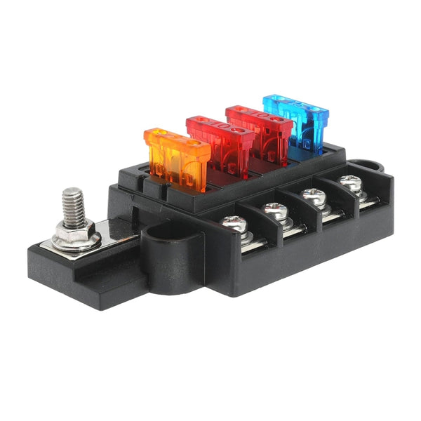 4 Way Fuse Block with Fuses and Terminals – buy2fix