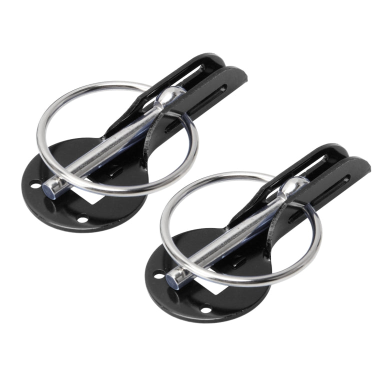 A Pair Universal Automobile Engine Cover Lock Carbon Fiber Hood Lock C ...