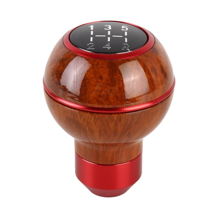 Car Shift Handball Gear Lever Gear 5-stall Wood Texture Shift Knob ...