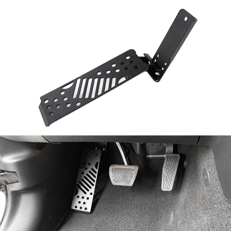 Car Modification Straight Metal Left Foot Rest Pedal for Jeep Wrangler ...
