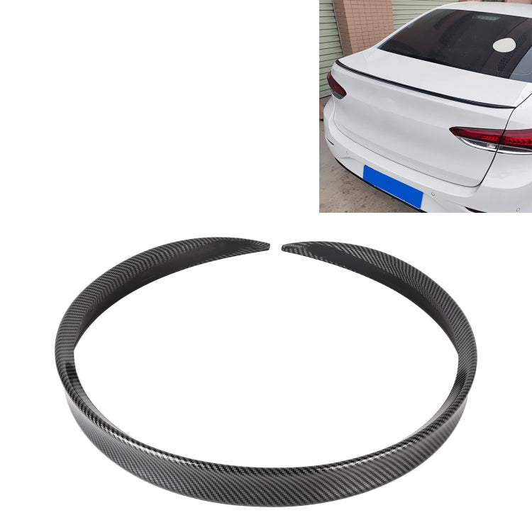 Car Modified Plastic Rear Wing Side Spoiler Lip, Carbon Fiber Texture ...