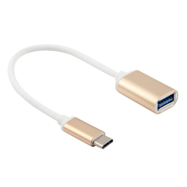 20cm Metal Head USB 3.1 Type-c Male to USB 3.0 Female Adapter Cable(Go ...