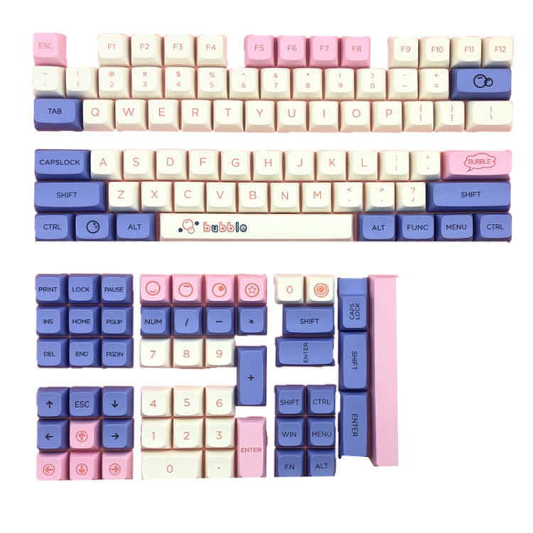 Bubble 127 Keys Sublimation Mechanical Keyboard PBT Keycaps – buy2fix
