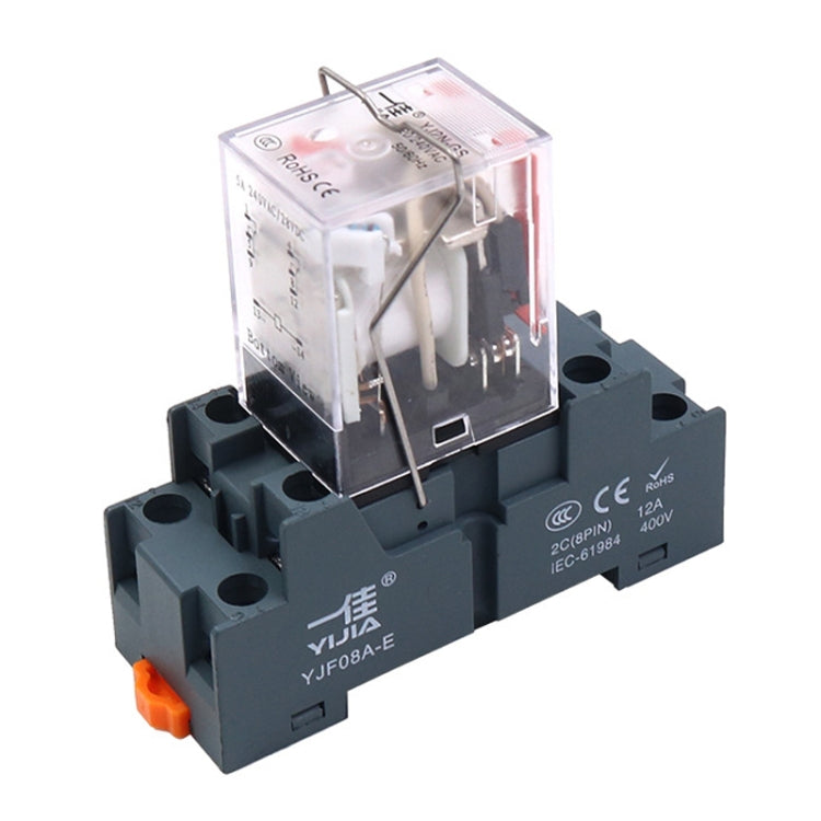 YIJIA YJ2N-GS 8-Pin 2 Way Small Electromagnetic Relay – buy2fix